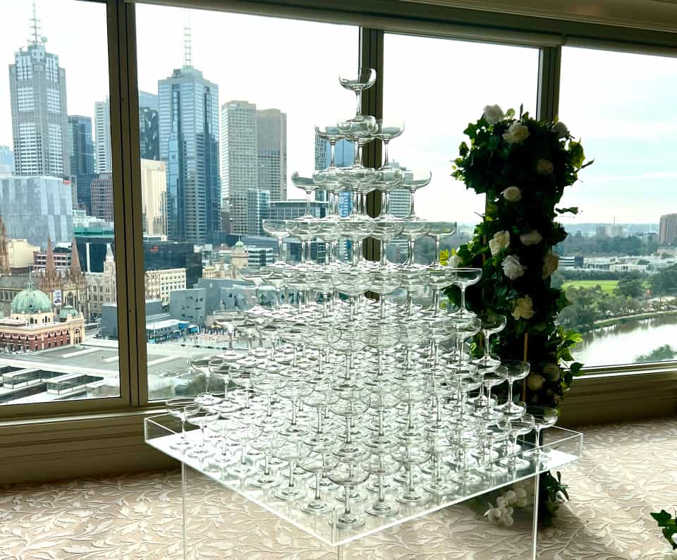 Champagne Towers Melbourne | Create An Event To Remember