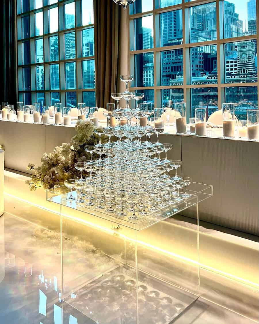 Champagne Towers Melbourne | Create An Event To Remember